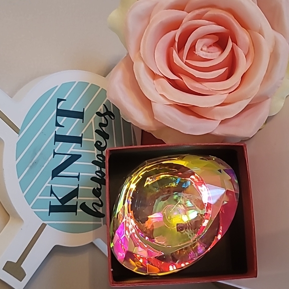 Office | Crystal Shell With Pearl Paperweight New | Poshmark